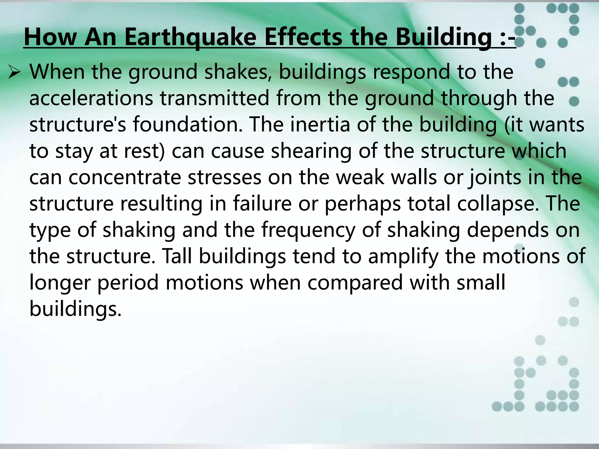 Earthquake Resistant Building | PPTX | Civil Engineering Industry ...