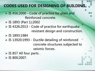 Earthquake Resistant Building | PPTX