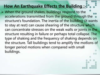 Earthquake Resistant Building | PPTX