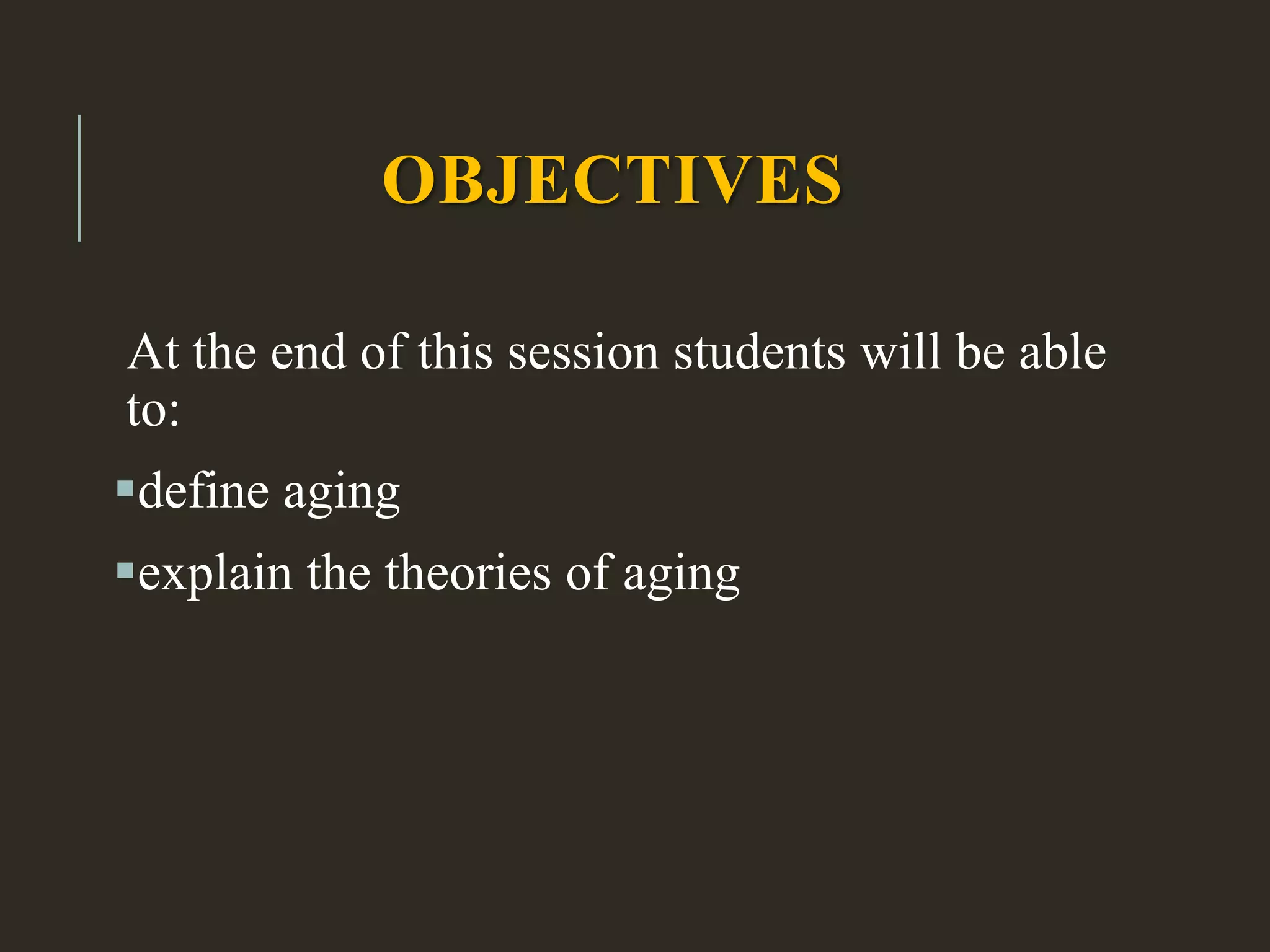 3. theories of aging | PDF