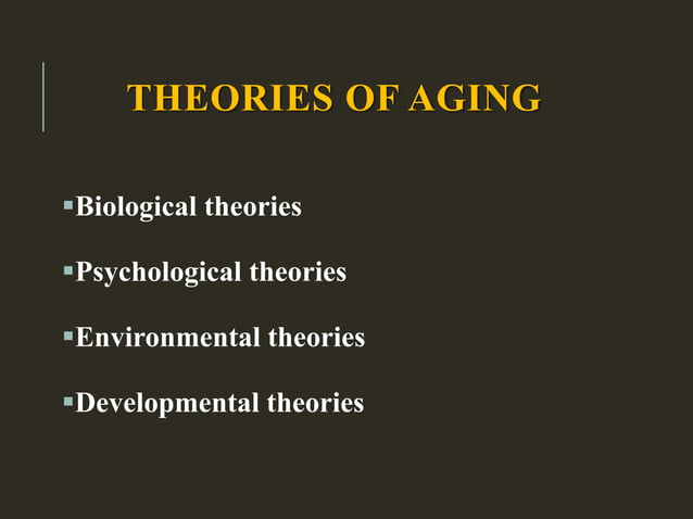 3. theories of aging | PDF