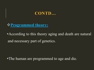 3. theories of aging | PDF