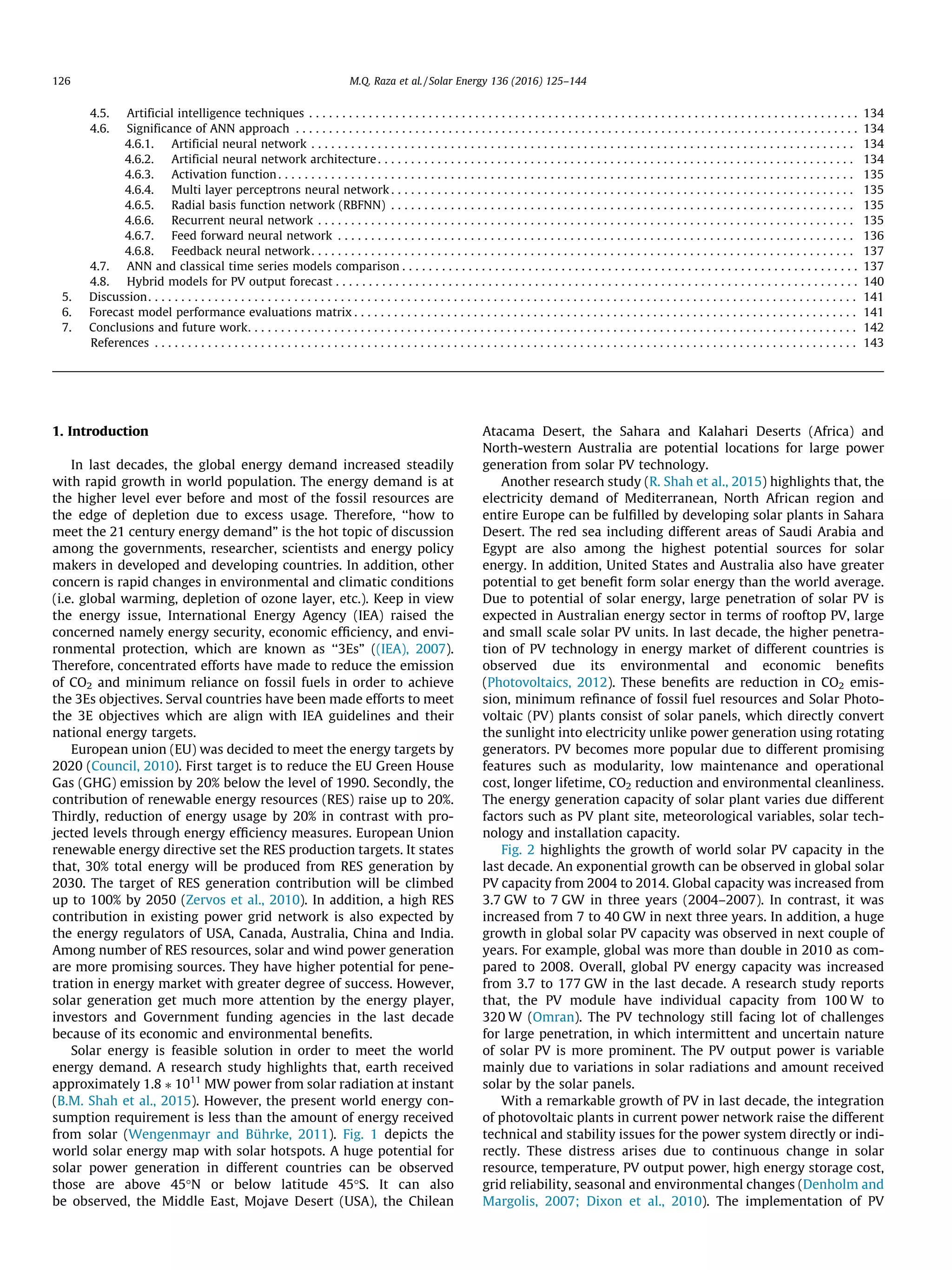 On recent advances in PV output power forecast | PDF
