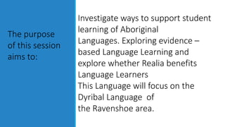 Indigenous Education Professional Learning | PPTX