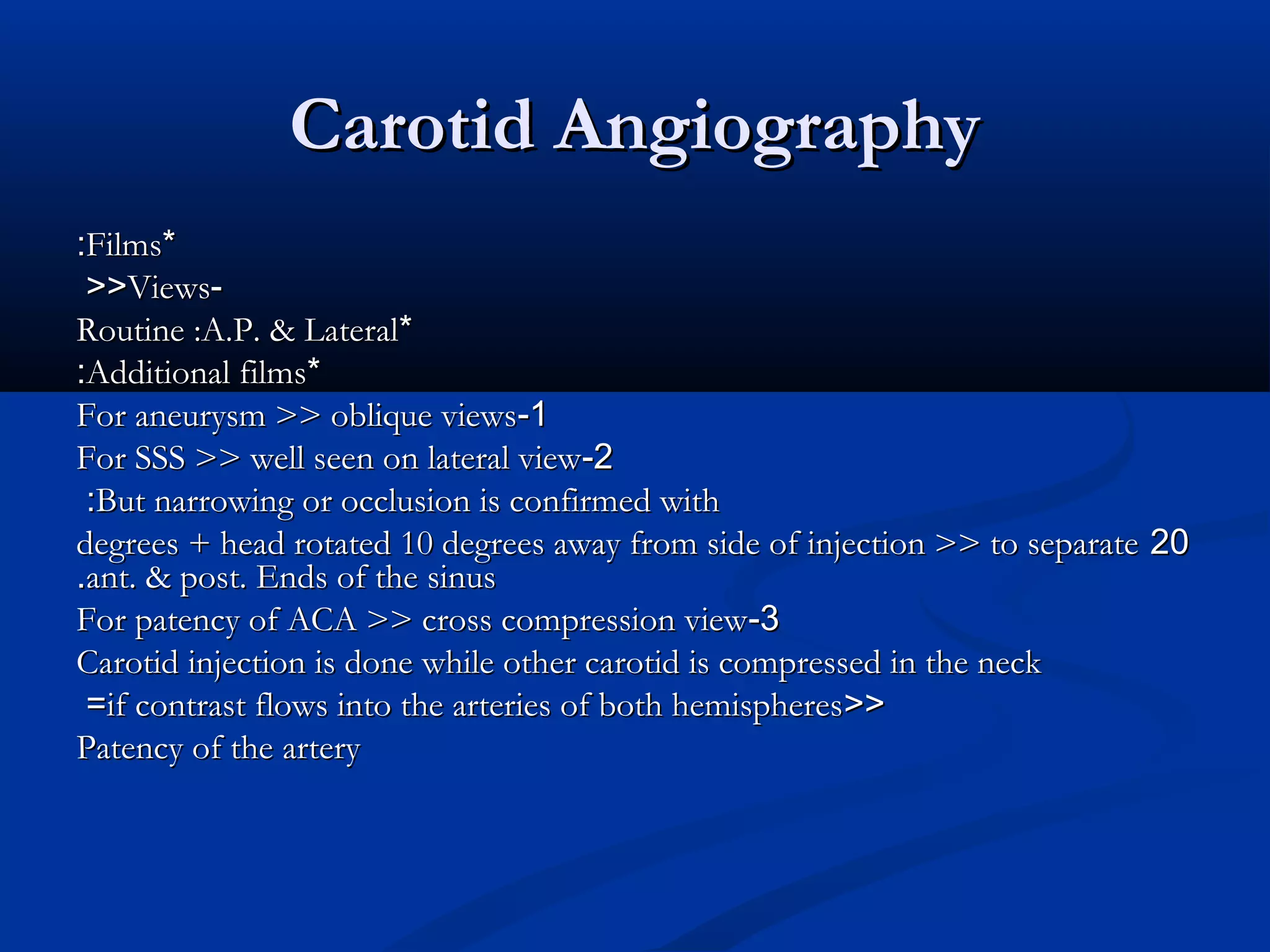 Radiological anatomy of the Carotid arteries | PPT