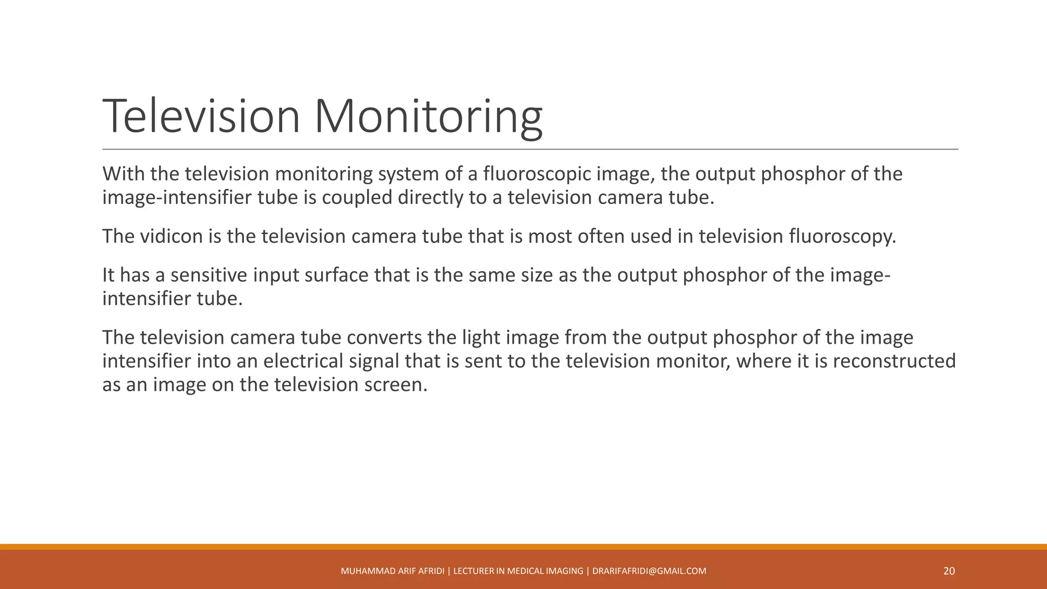 Conventional Fluoroscopy Imaging System | PDF
