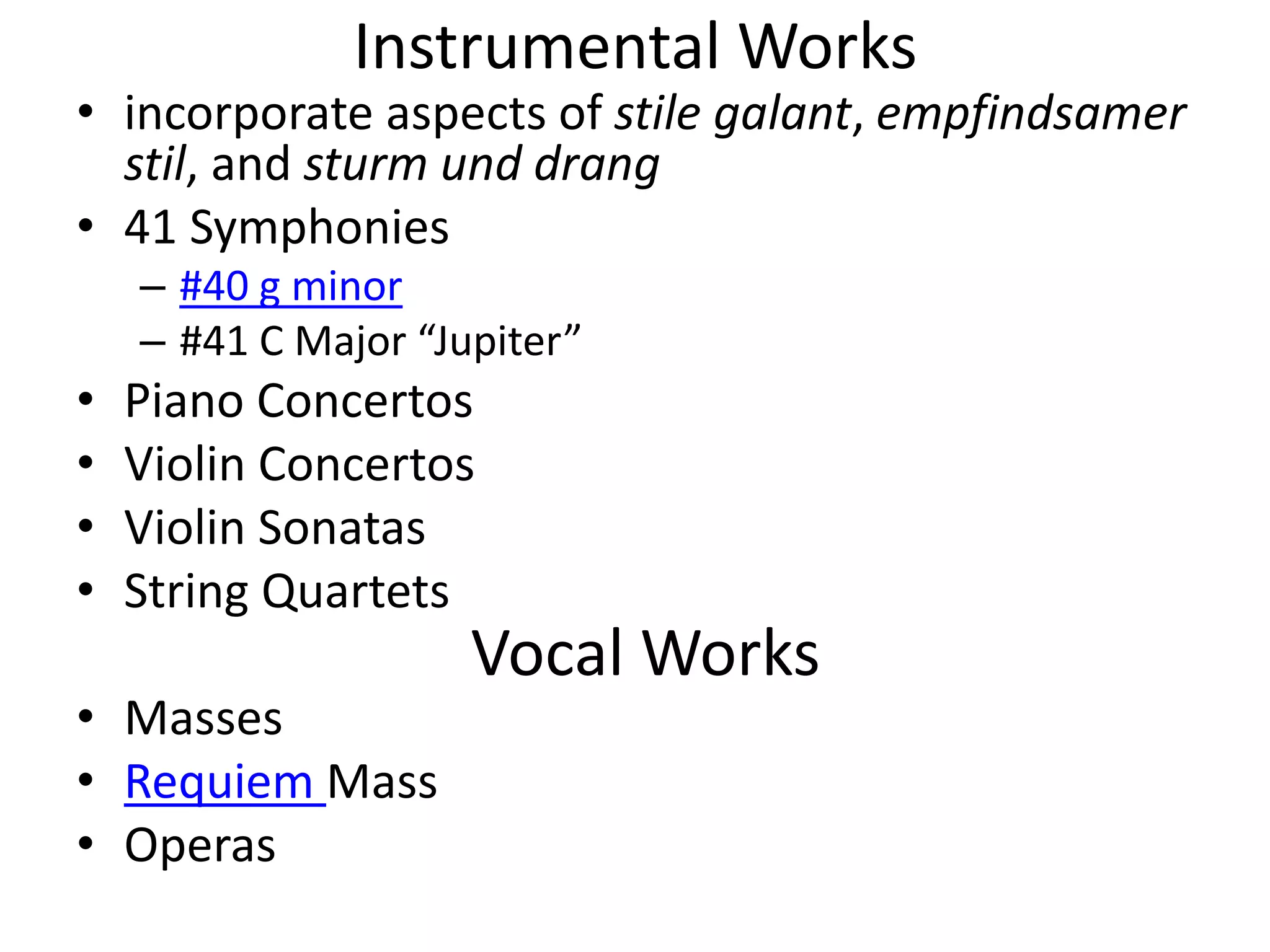 Power Point 18. The Classic Era: Haydn and Mozart | PPTX