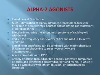 overview of pharmacotherapy | PPTX