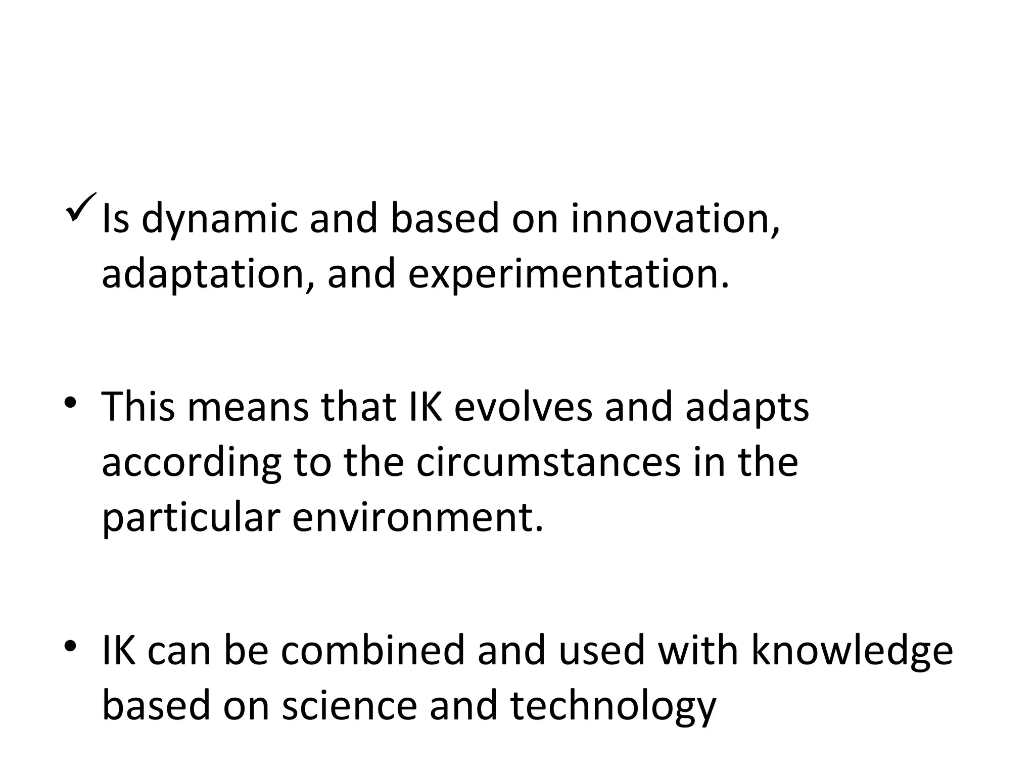 indigenous knowledge | PPT