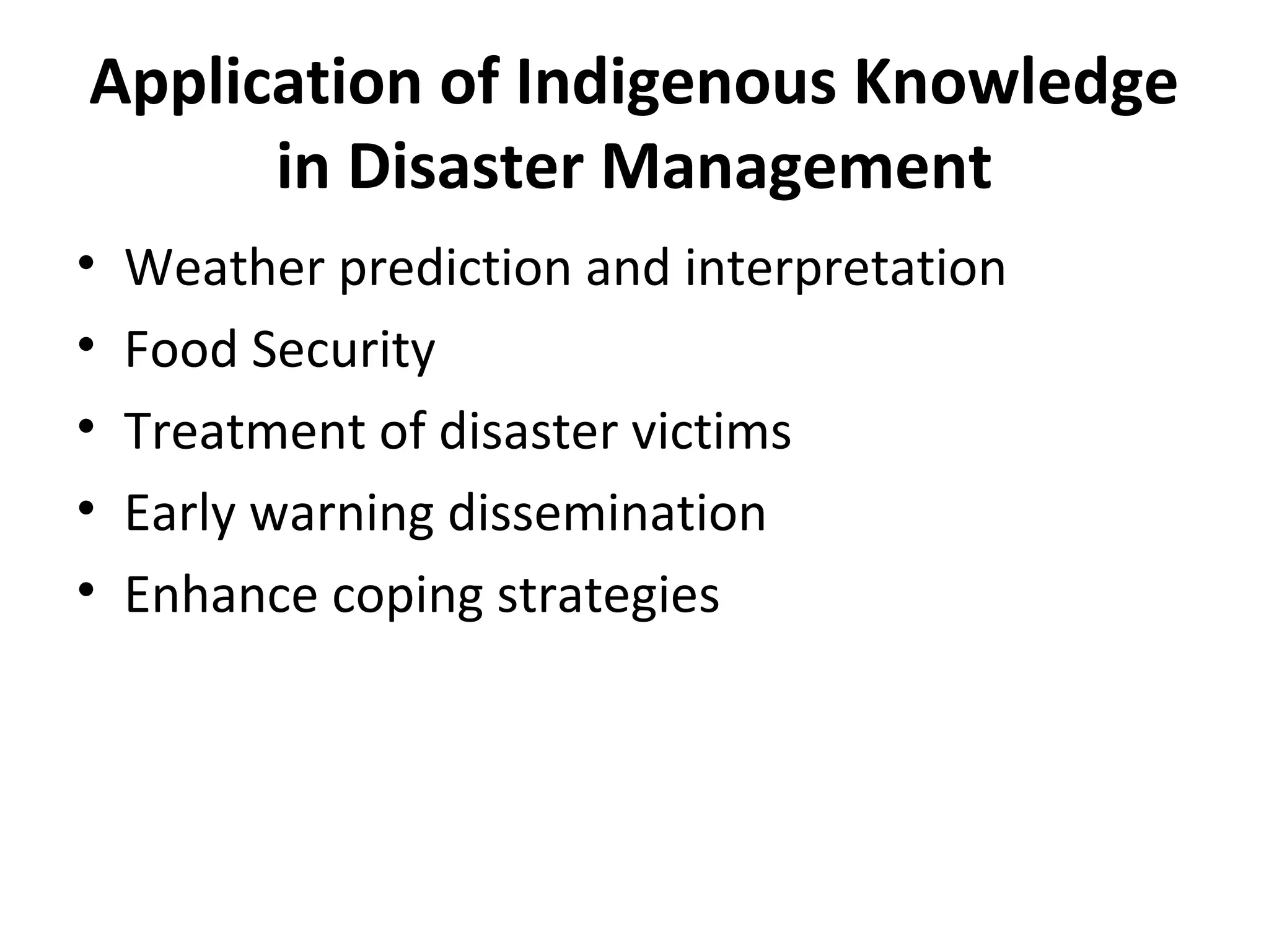 indigenous knowledge | PPT