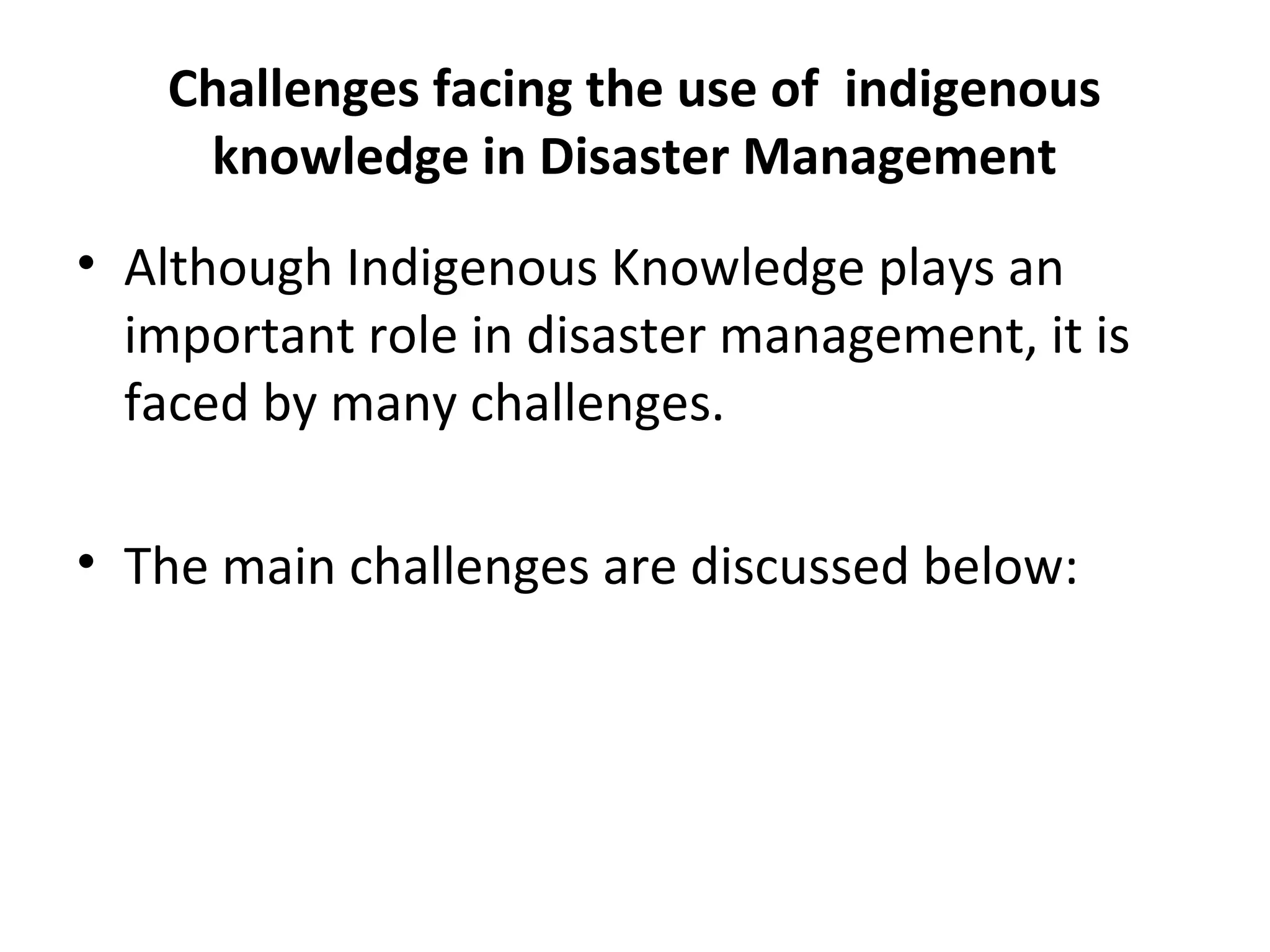 indigenous knowledge | PPT