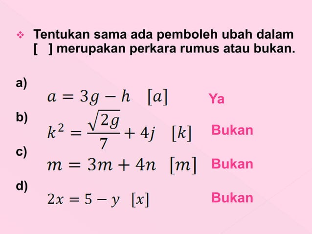 Rumus Algebra | PPTX