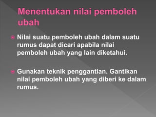Rumus Algebra | PPTX