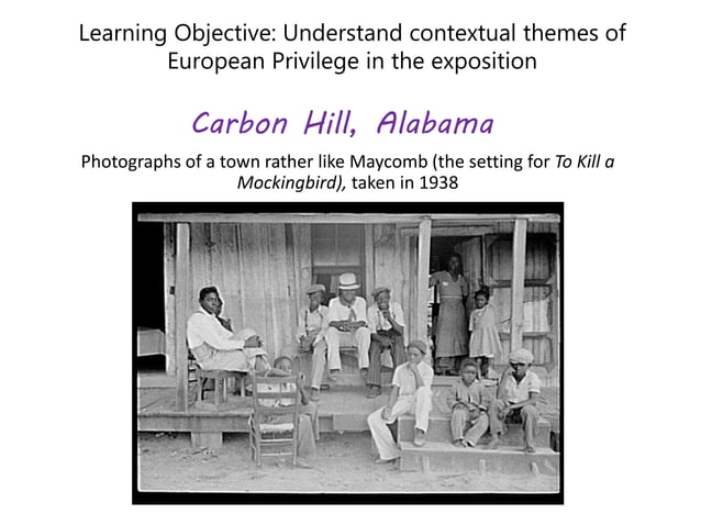 To Kill a Mockingbird: Context and European Privilege | PPT