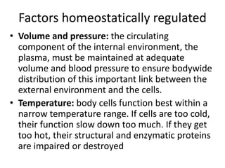 3. homeostasis | PPTX
