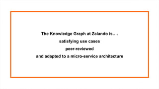 Building a Knowledge Graph at Zalando | PPT
