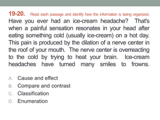 Quiz about the 9 structures of academic text - EAPP | PPTX