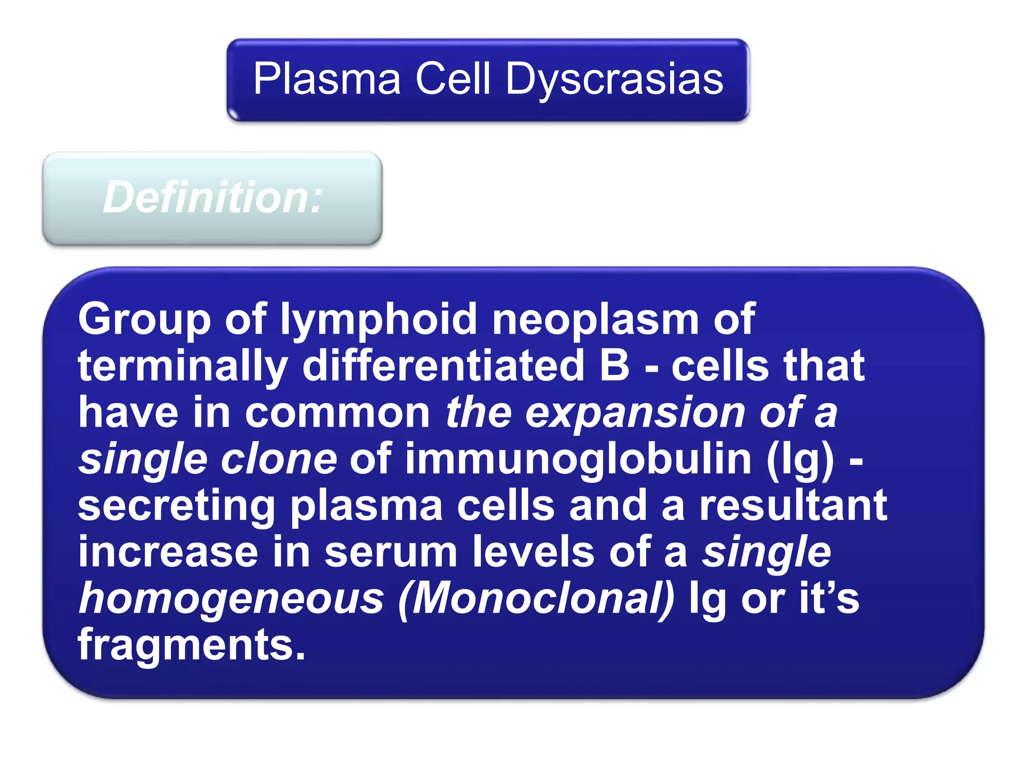 Plasma Cell Disorders | PPTX