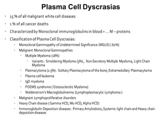 Plasma Cell Disorders | PPTX