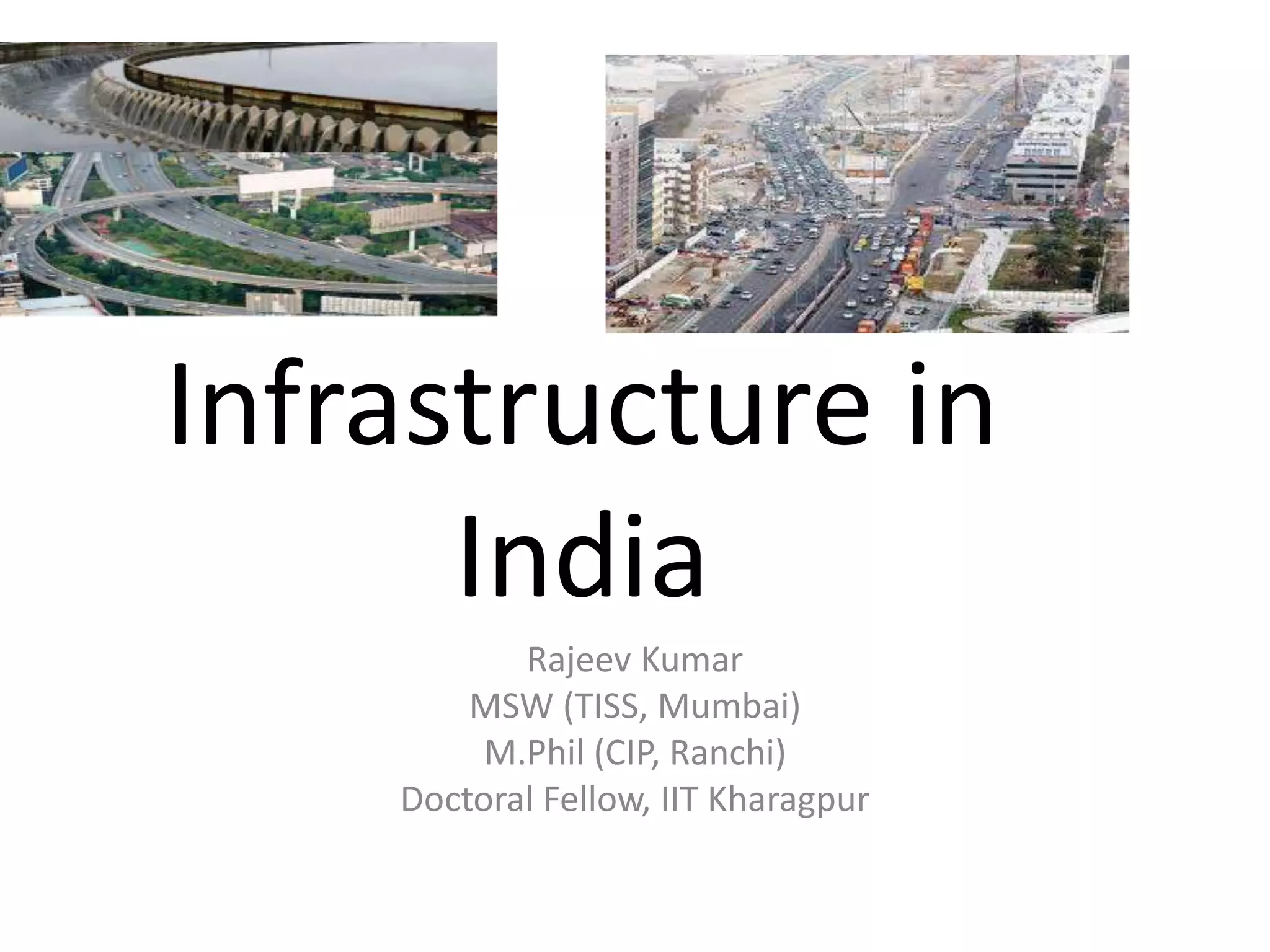 3. infrastructure in india | PPTX