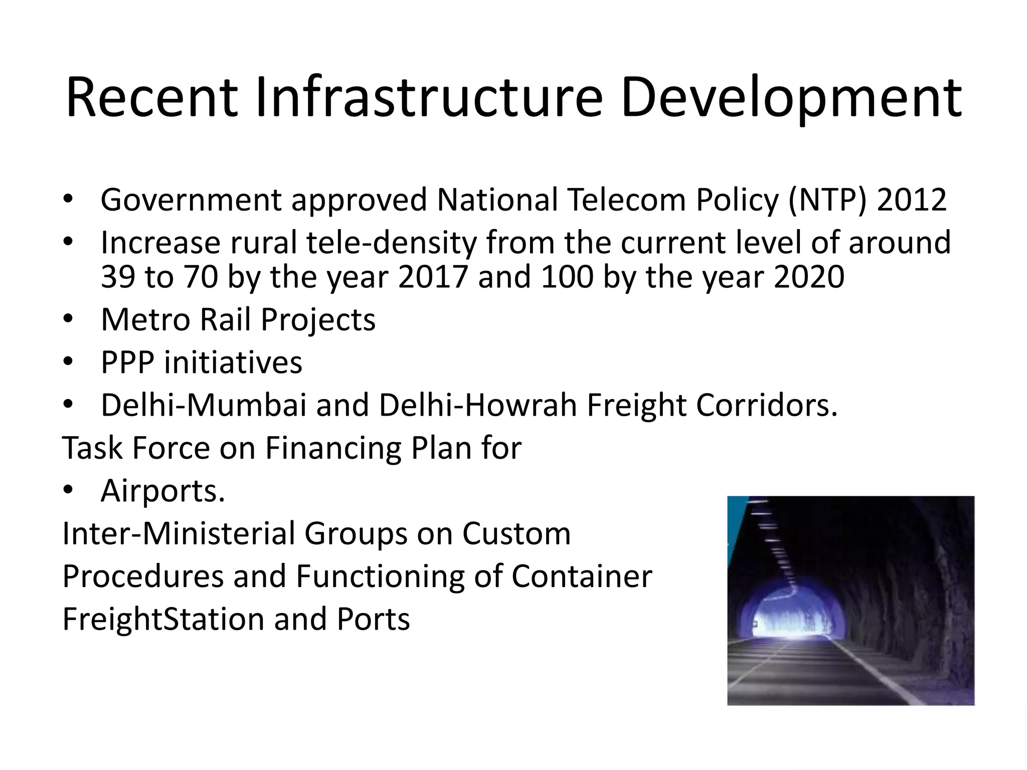 3. infrastructure in india | PPTX