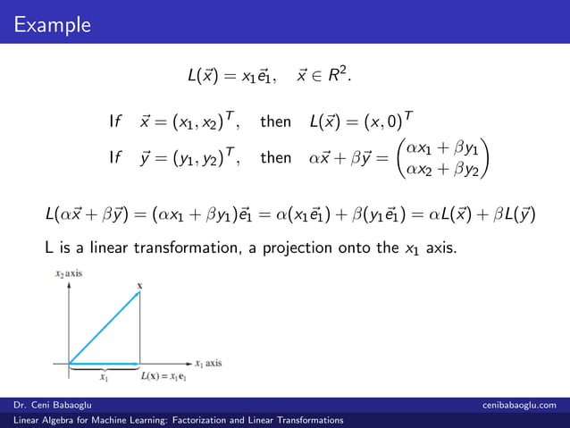 3. Linear Algebra for Machine Learning: Factorization and Linear ...