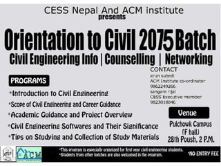 welcoming 2075batch | PPTX