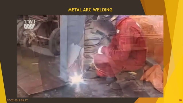 Electric arc welding processes metal arc welding, tungsten inter gas | PPT