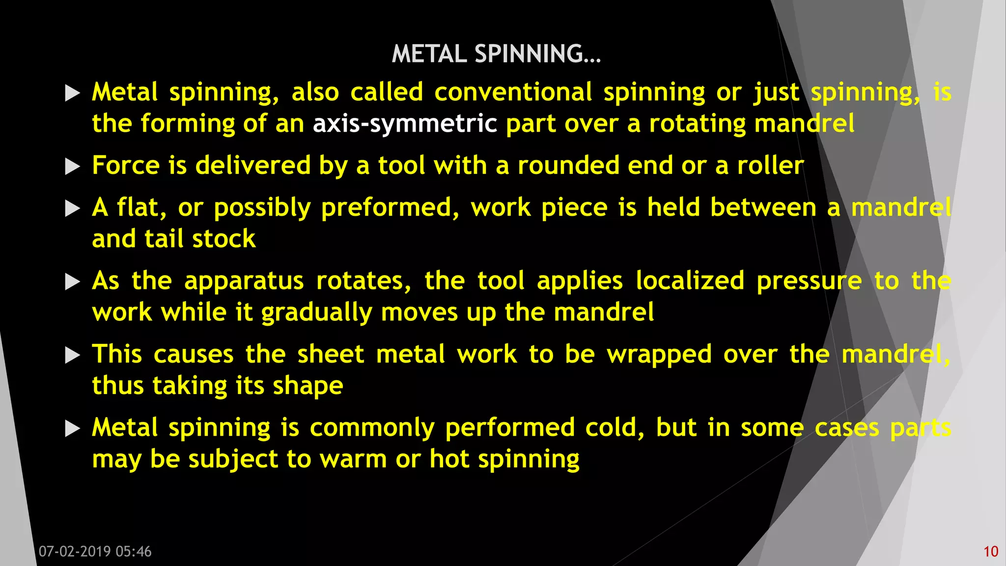 Stretch forming operations | PPTX
