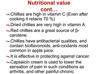 Chilli Processing | PPTX