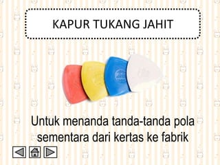 NOTA ALATAN JAHITAN | PPT