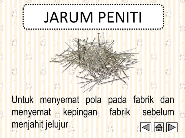 NOTA ALATAN JAHITAN | PPT