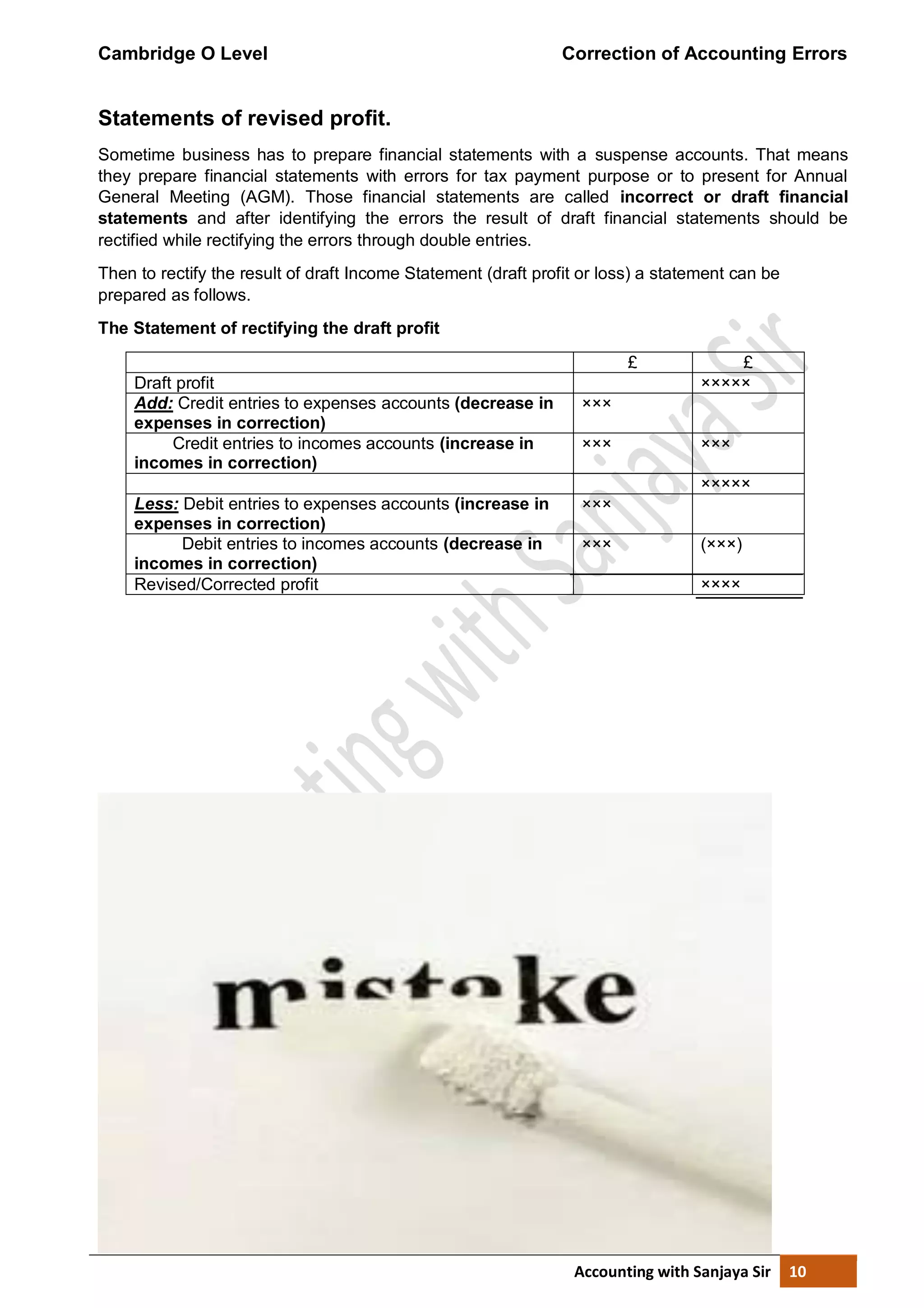 3. correction of accounting errors new | PDF