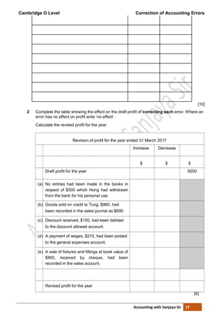 3. correction of accounting errors new | PDF