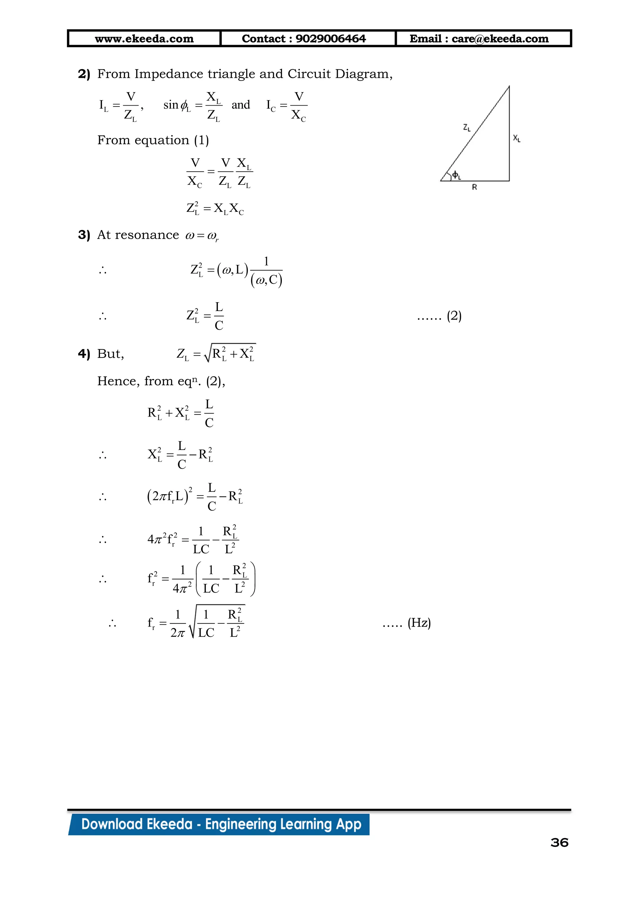 3. a. c. circits | PDF