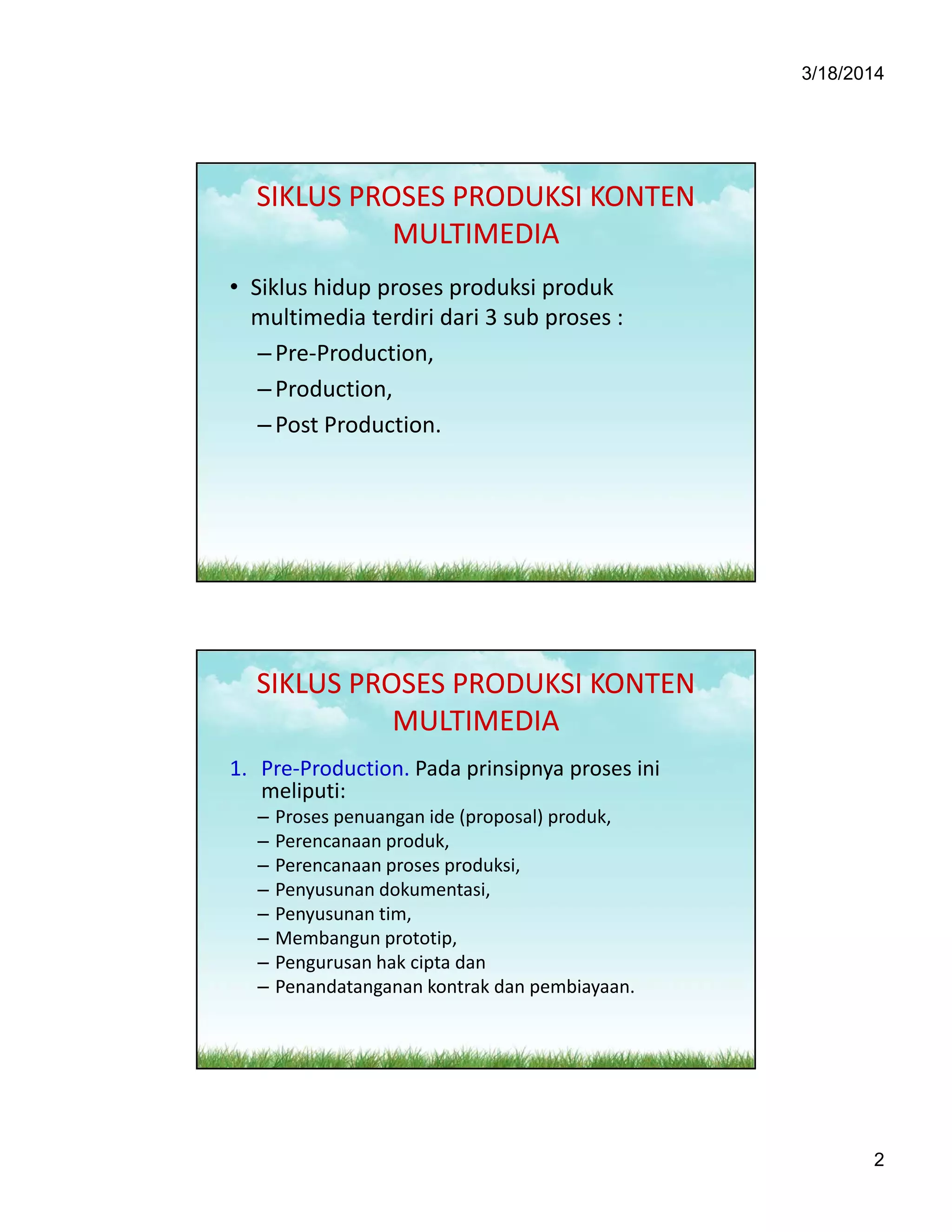 3.proses produksi konten multimedia | PDF
