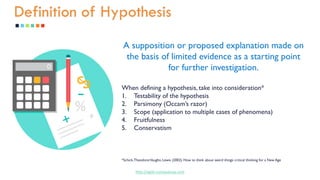 Benefit Hypothesis and Validation | PDF