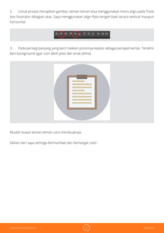 Cara Membuat Icon Catatan dengan Illustrator | PDF