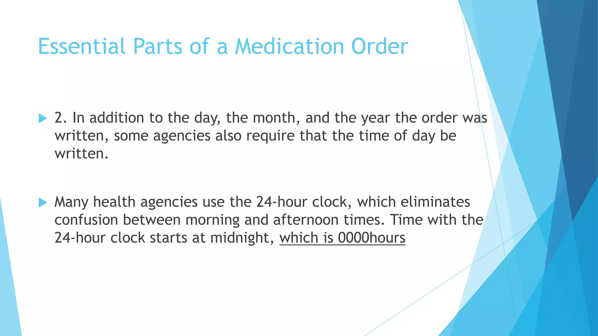 3. pharma medication orders | PPTX