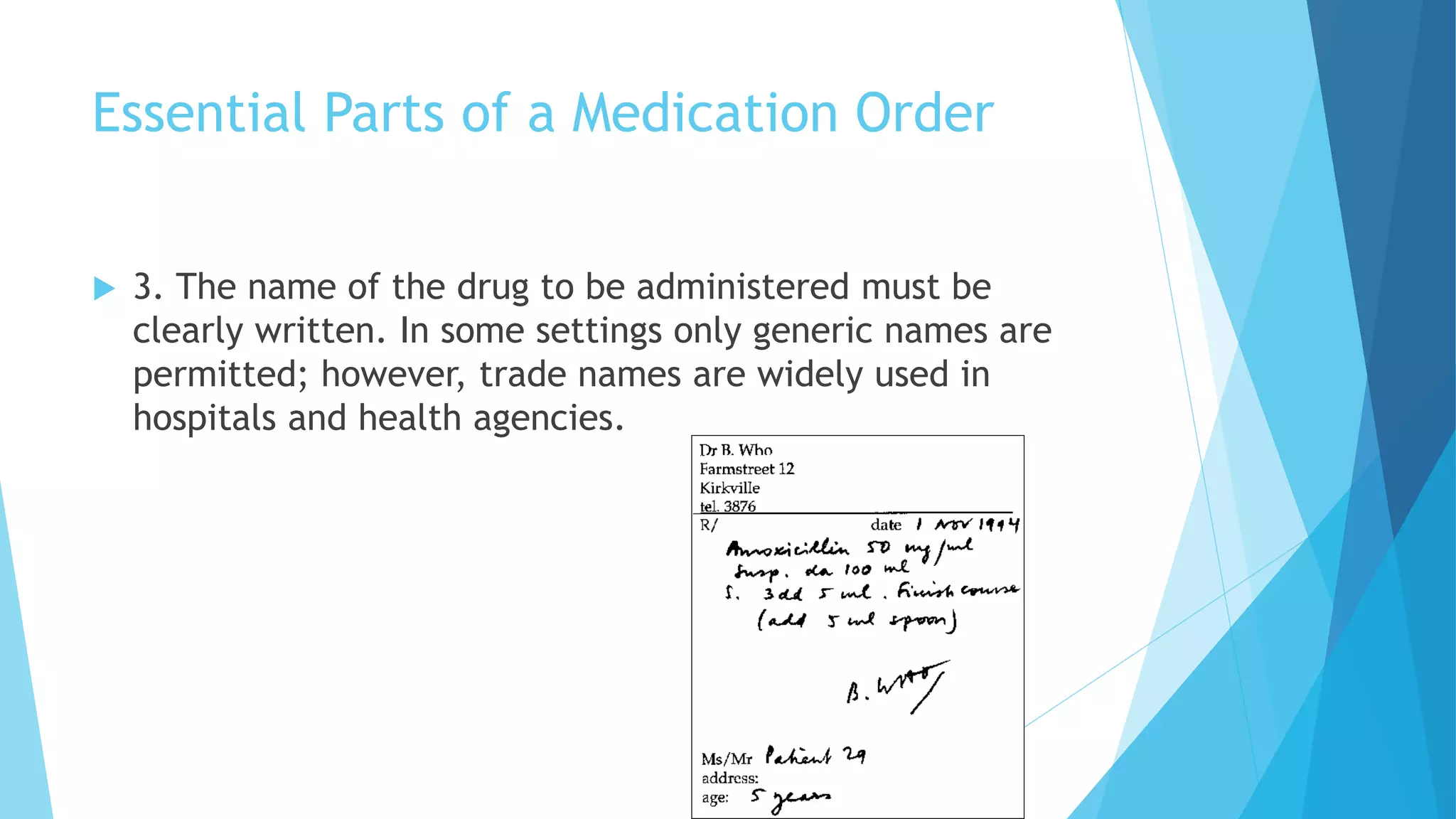 3. pharma medication orders | PPTX