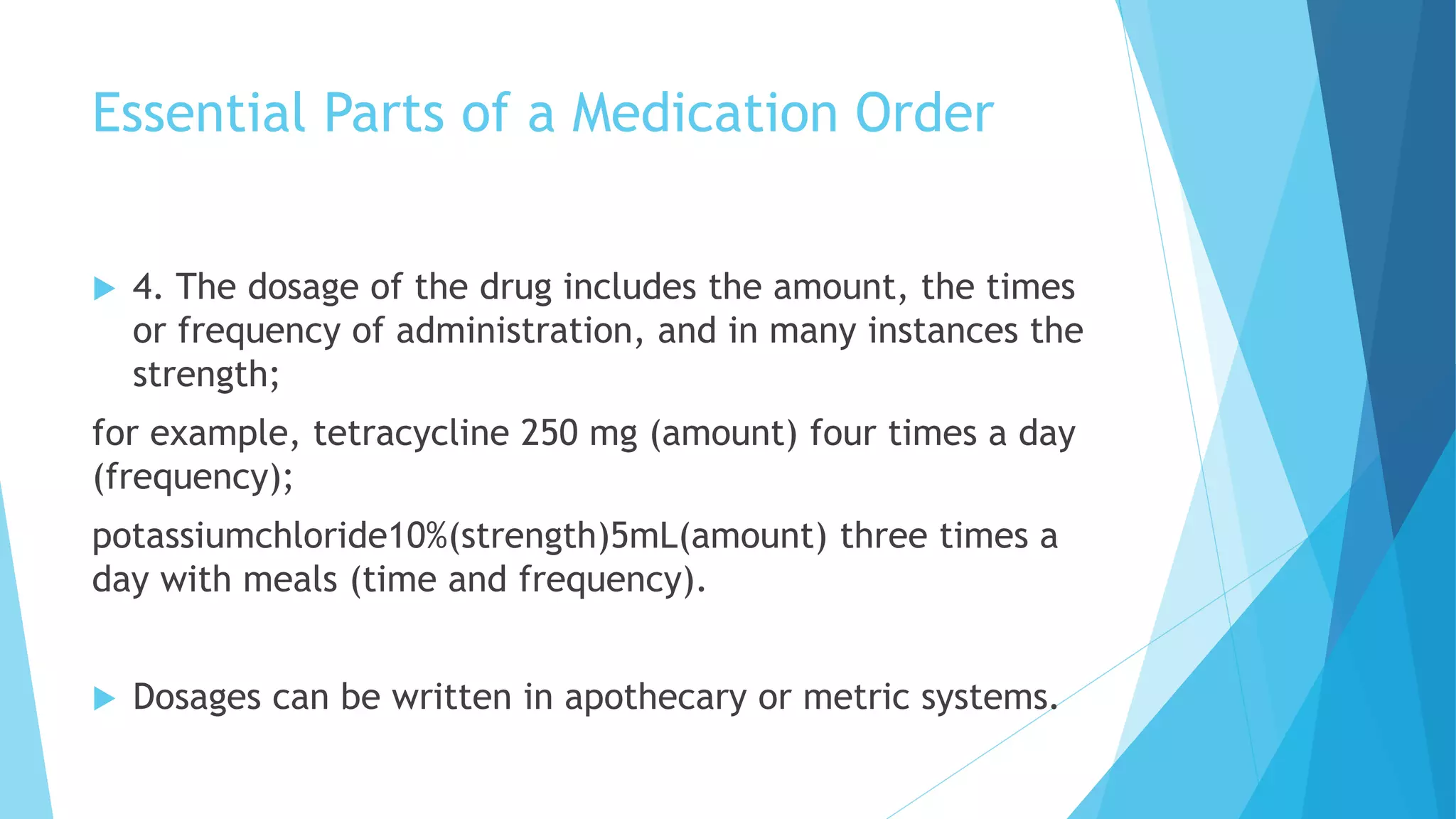 3. pharma medication orders | PPTX