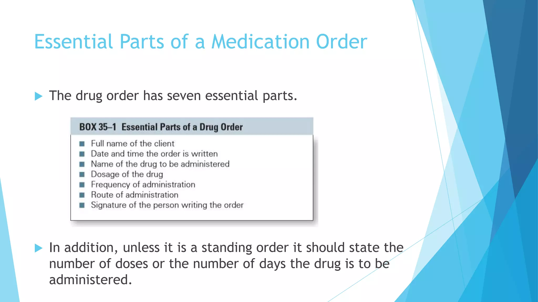 3. pharma medication orders | PPTX