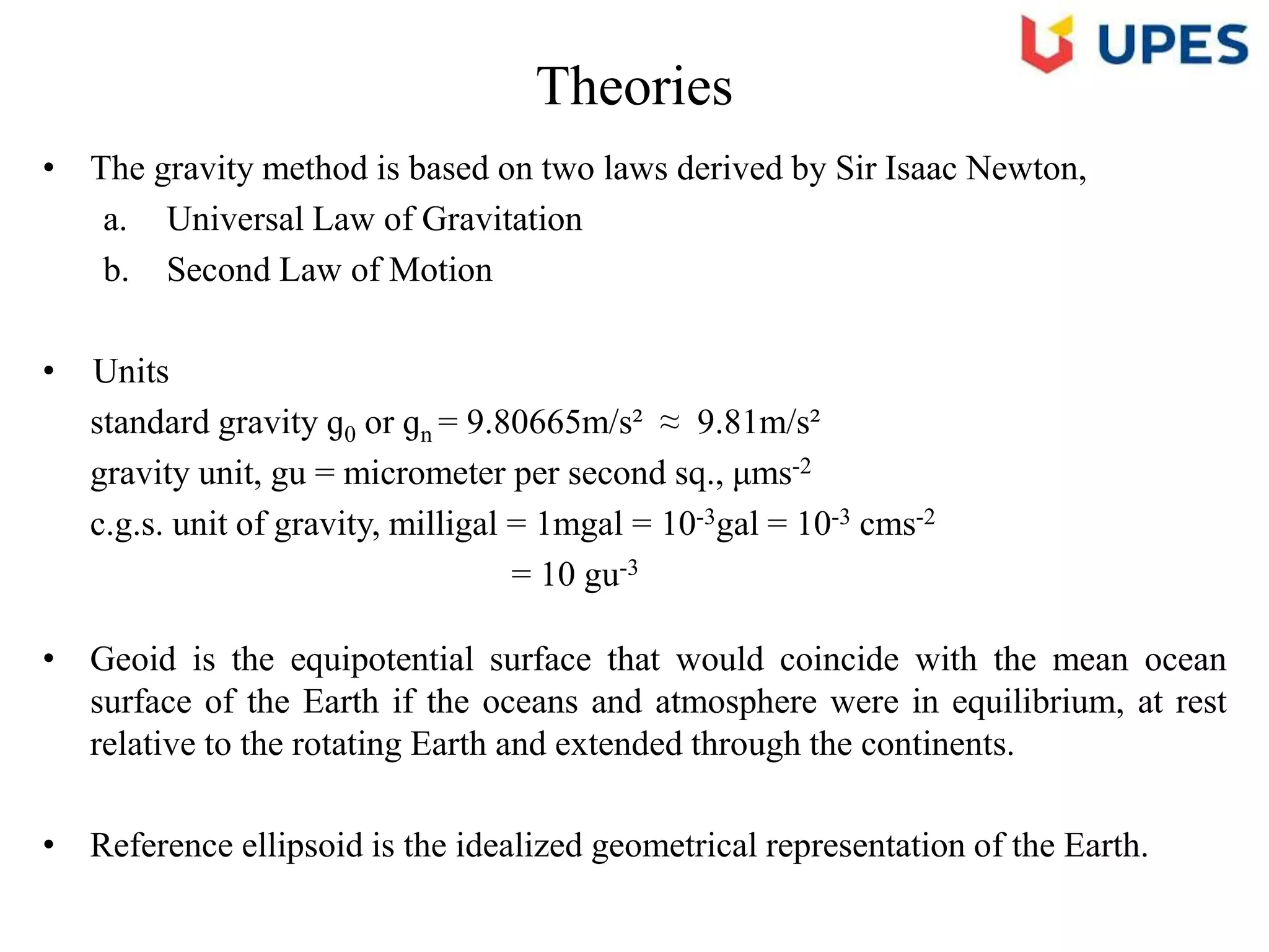 Gravity Survey Method PPTX