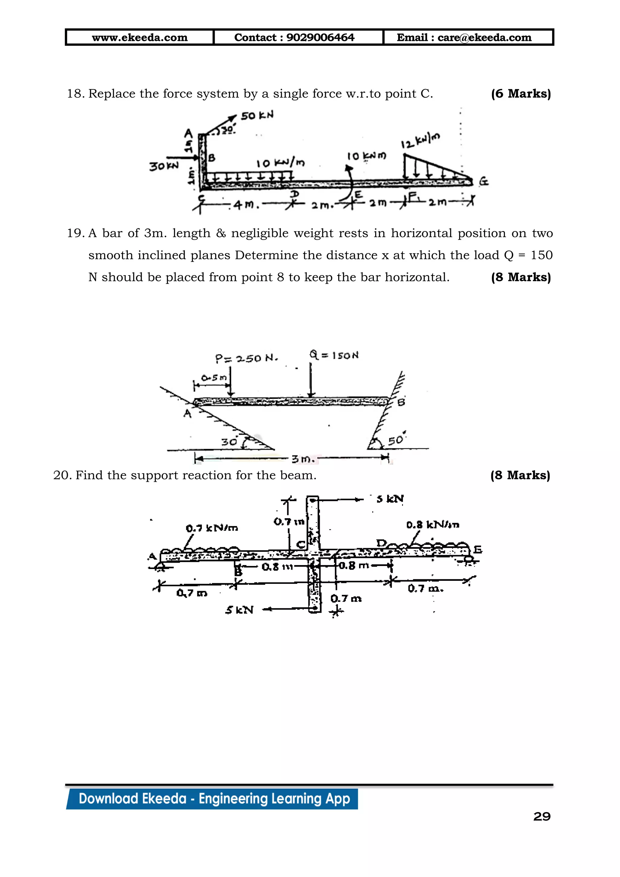 3. coplanar forces equilibrium | PDF
