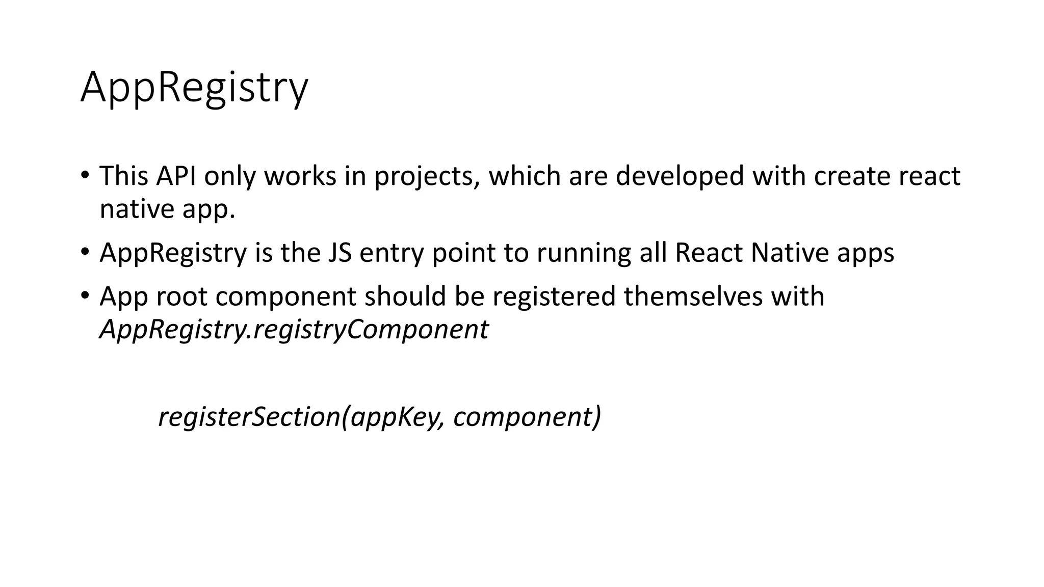 3 React Native Component Ppt