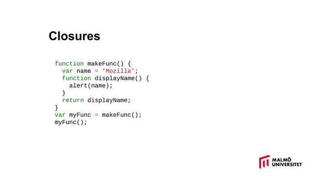 Introduktion till JS | PDF