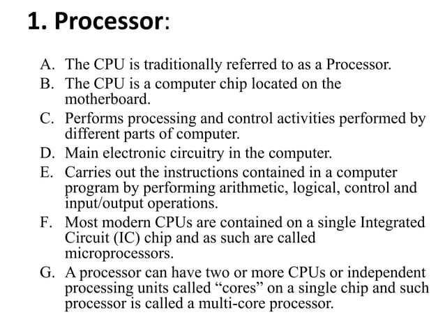 3. basic organization of a computer | PDF | Operating Systems ...