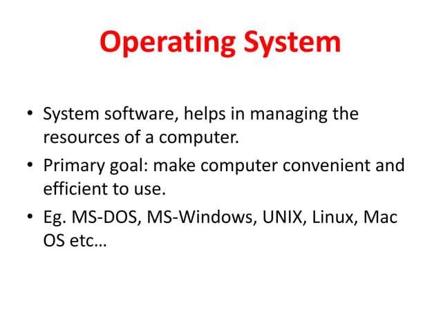 3. basic organization of a computer | PDF | Operating Systems ...
