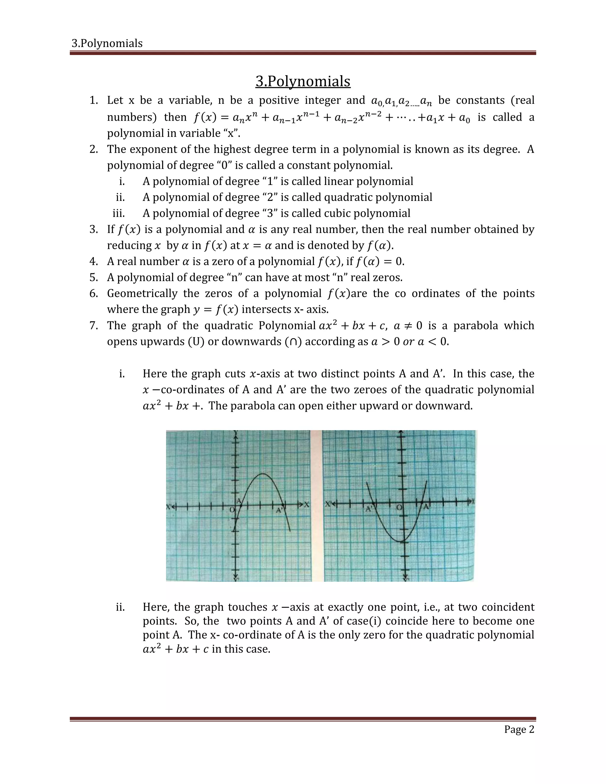 3.polynomials | PDF