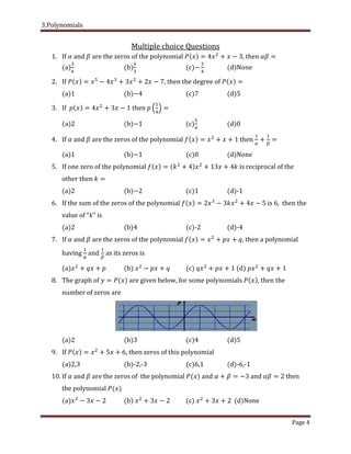 3.polynomials | PDF